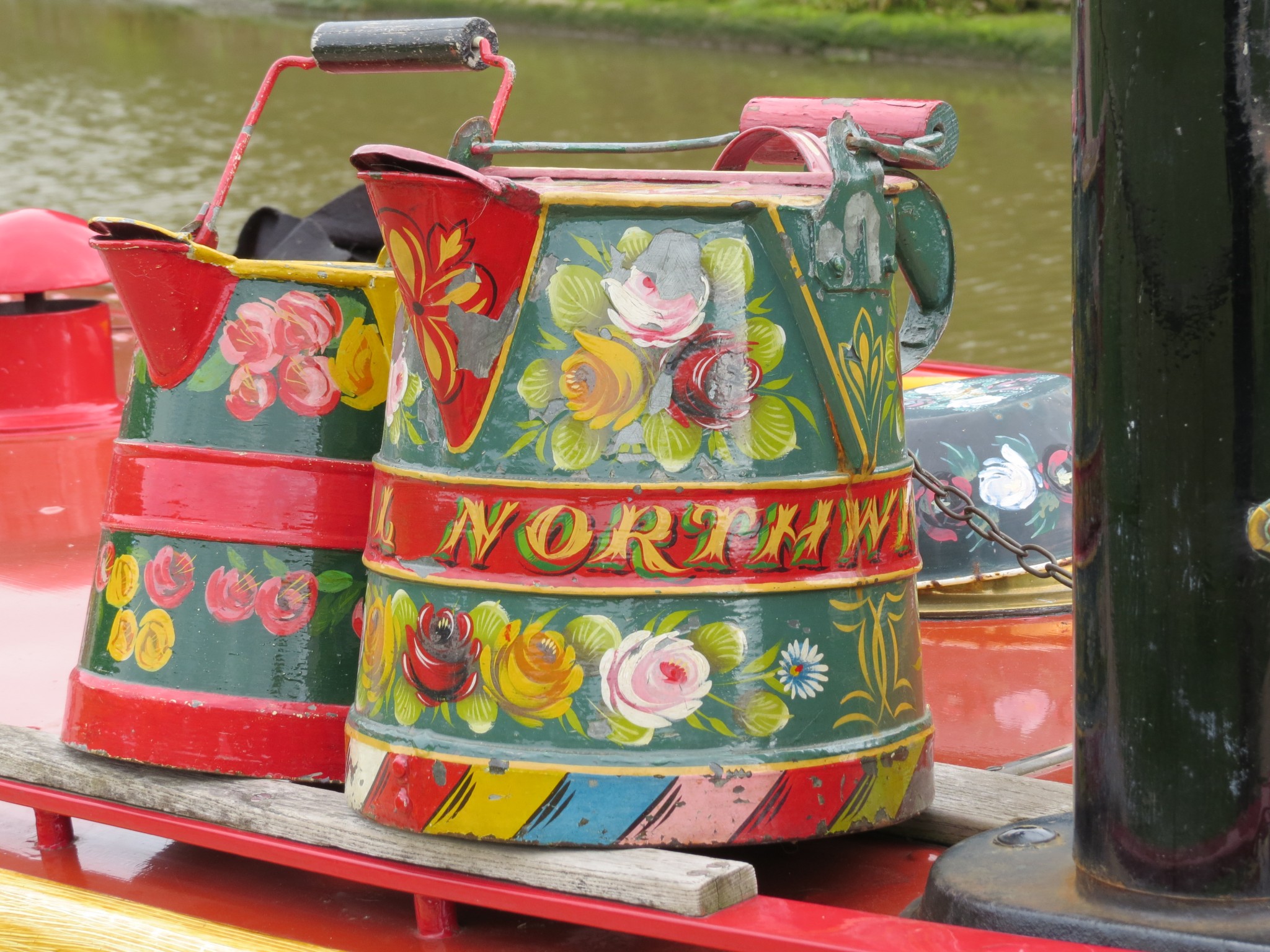 Canal Boat Painting Saltscape